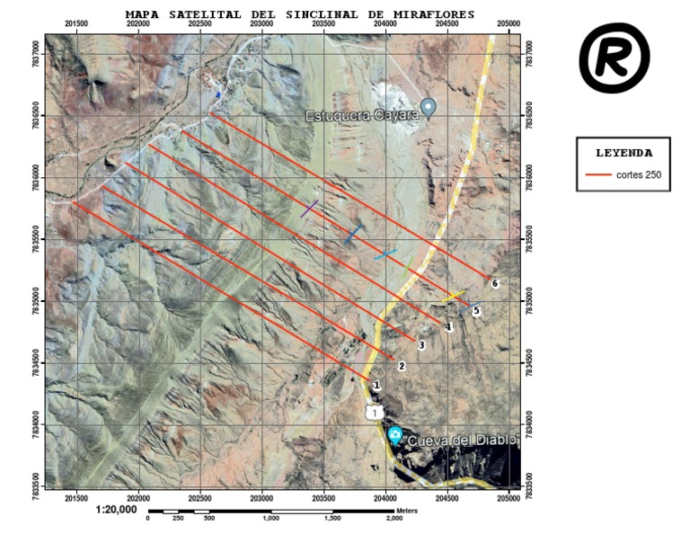 Mapa Satelital Del Sinclinal de Miraflore......................... | PDF