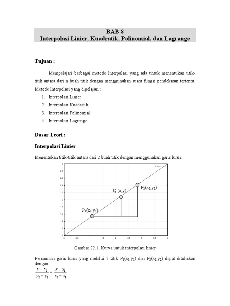 Rumus Interpolasi | PDF