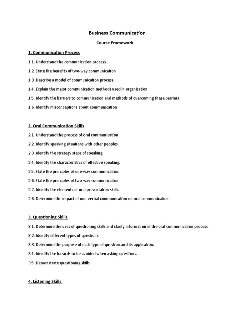 Business Communication | PDF | Communication | Reading Comprehension