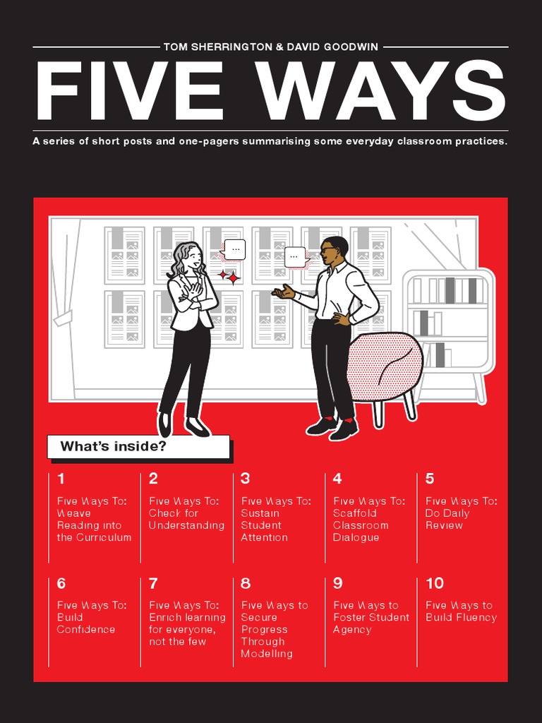Five Ways One Pagers Booklet 1 | PDF | Attention | Vocabulary