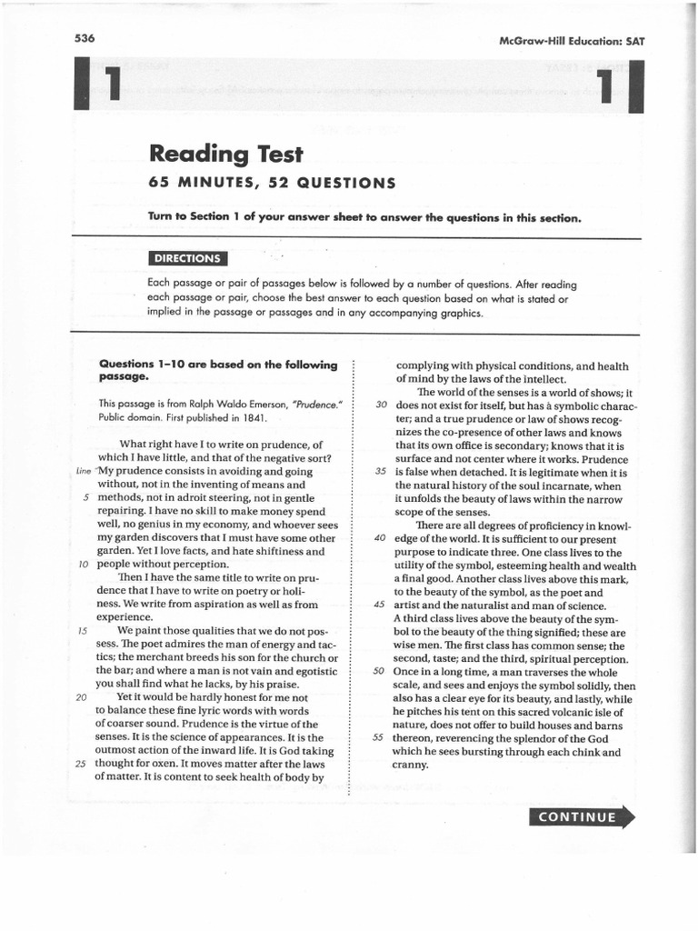 NEW SAT ENGLISH - Test 2 - 536-584 | PDF