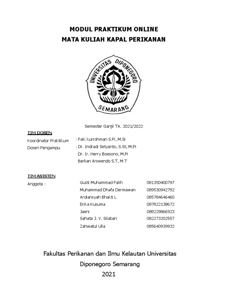 Modul Kapal Perikanan 2021 | PDF | Sains & Matematika | Teknologi ...