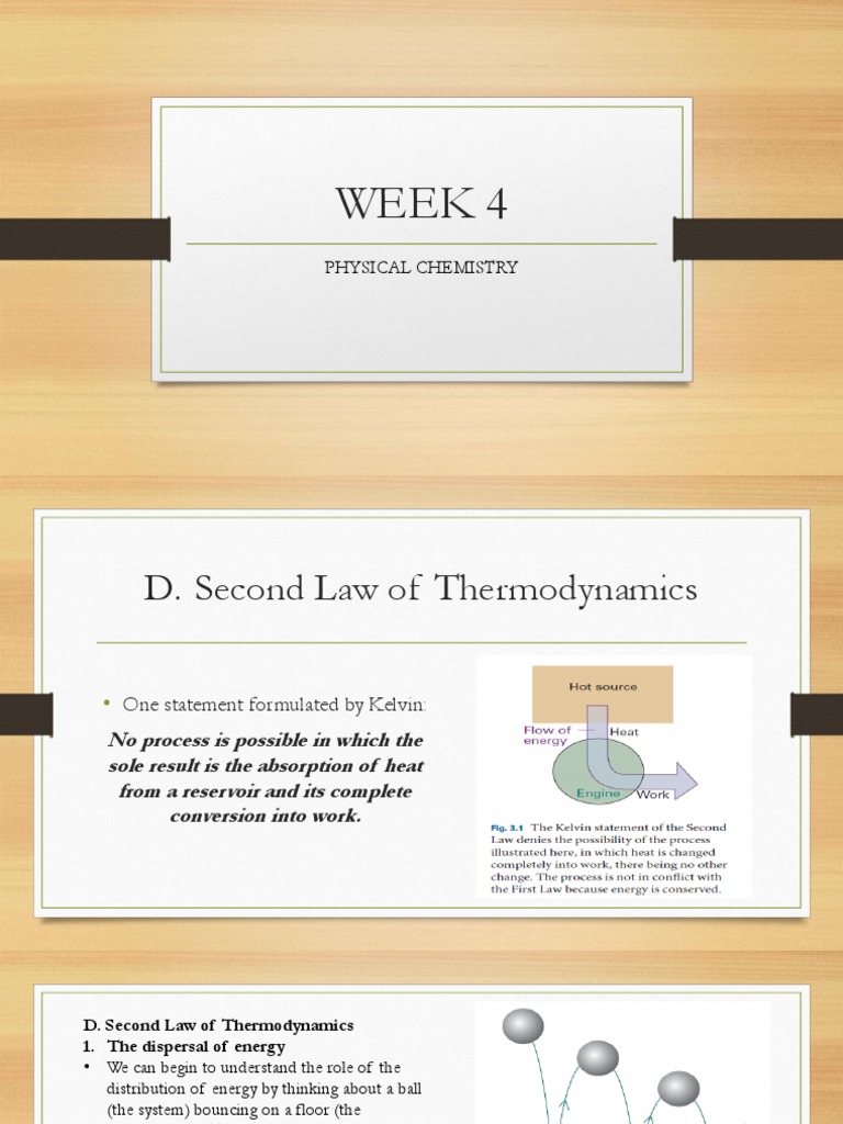 W04 Second Law of Thermodynamics | PDF | Entropy | Second Law Of ...