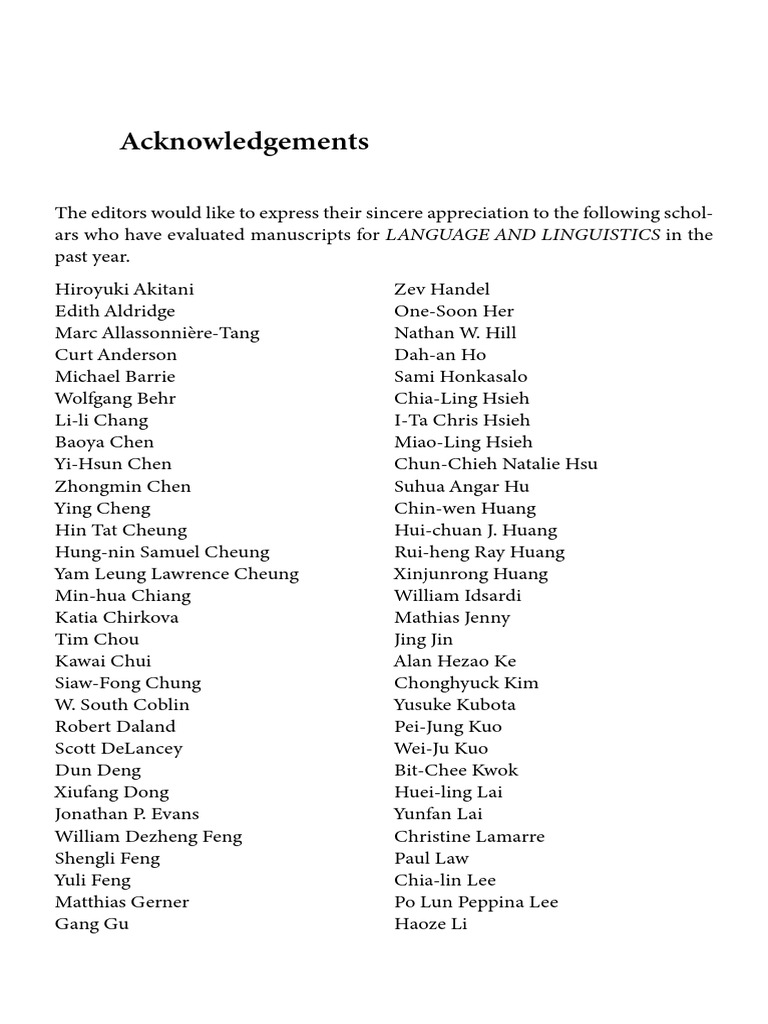 Acknowledgements | PDF Acknowledgements | PDF