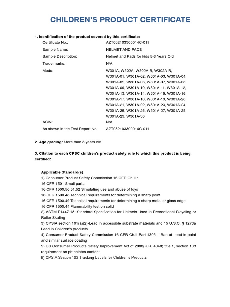 Kids+Helmet+-+CPC | PDF
