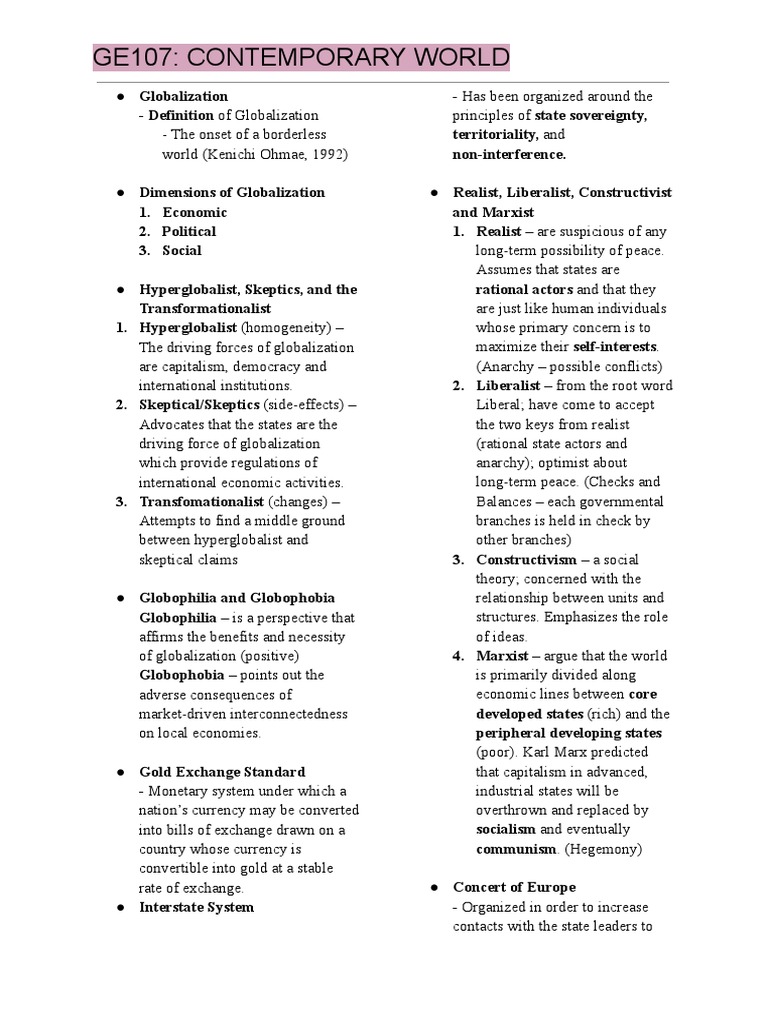 GE107-Pointers-to-Review | PDF