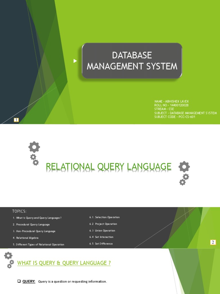 Abhishek Layek - 14400120028 - Database Management System | PDF Abhishek Layek - 14400120028 - Database Management System | PDF