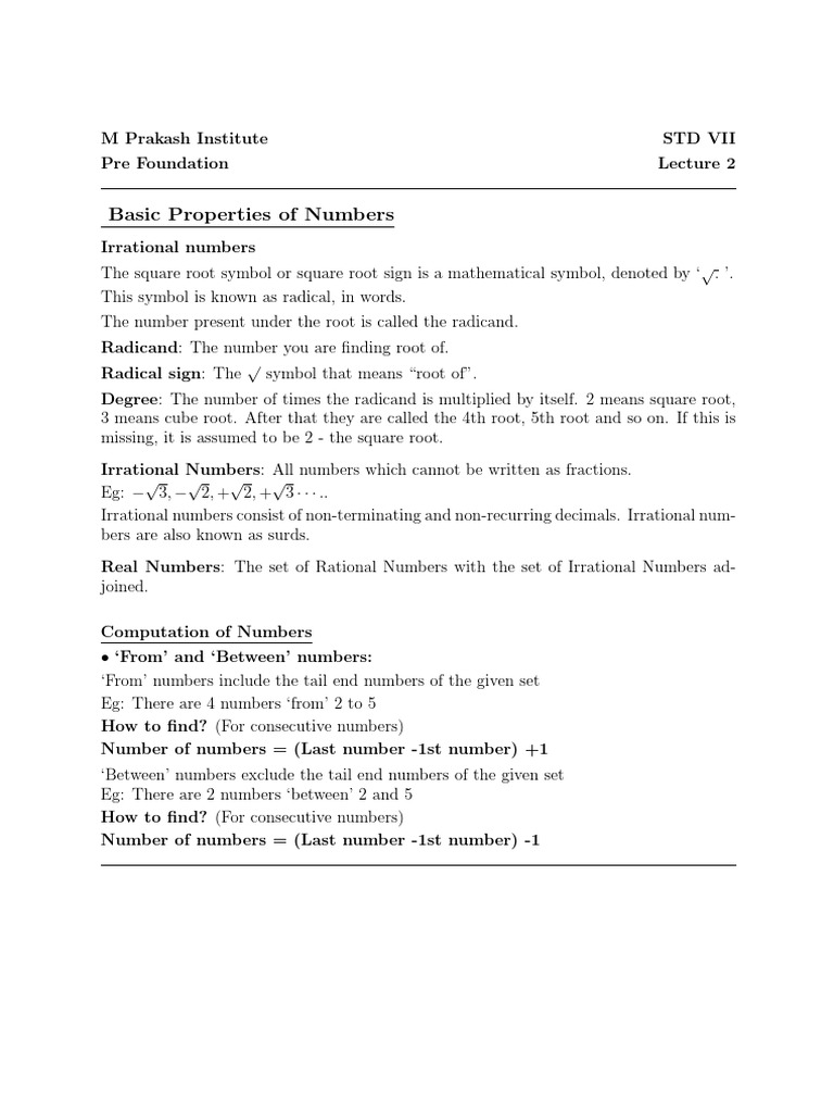basic-properties-of-numbers-pdf-numbers-rational-number