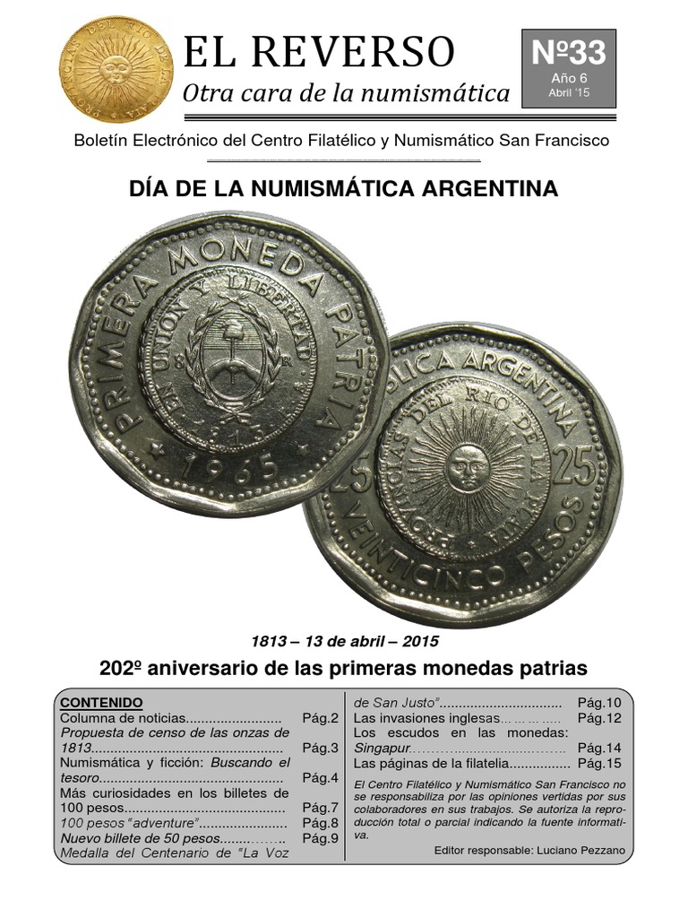 El Reverso-Nº33 | PDF | Monedas