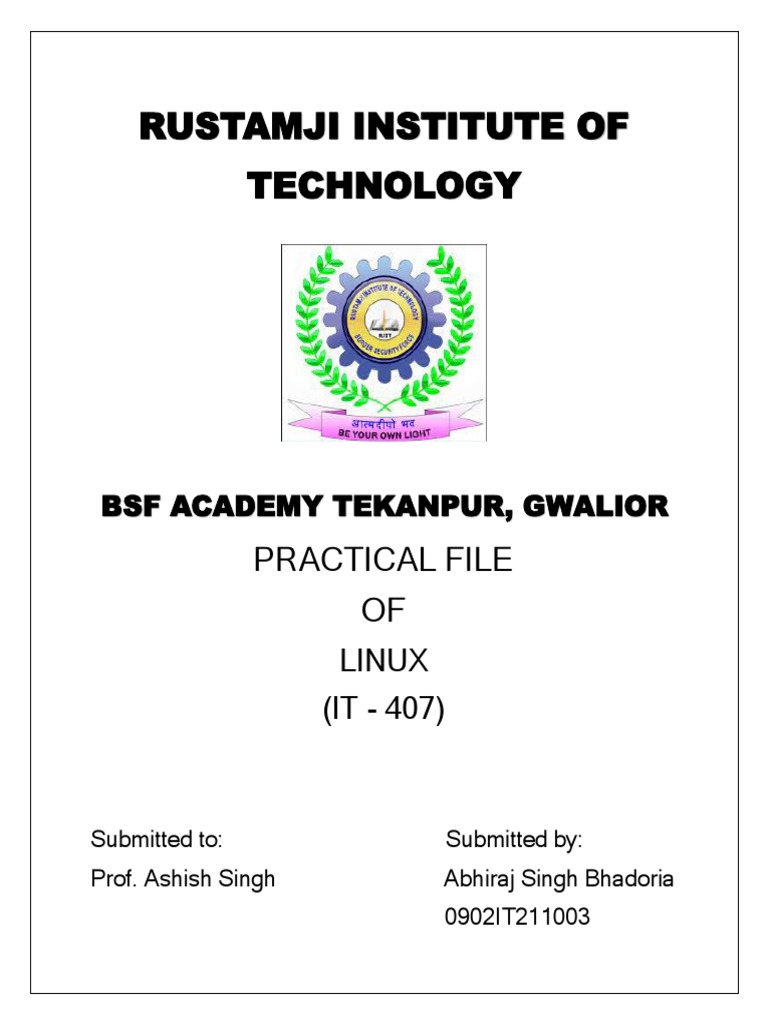 Linux Practical File Pdf 