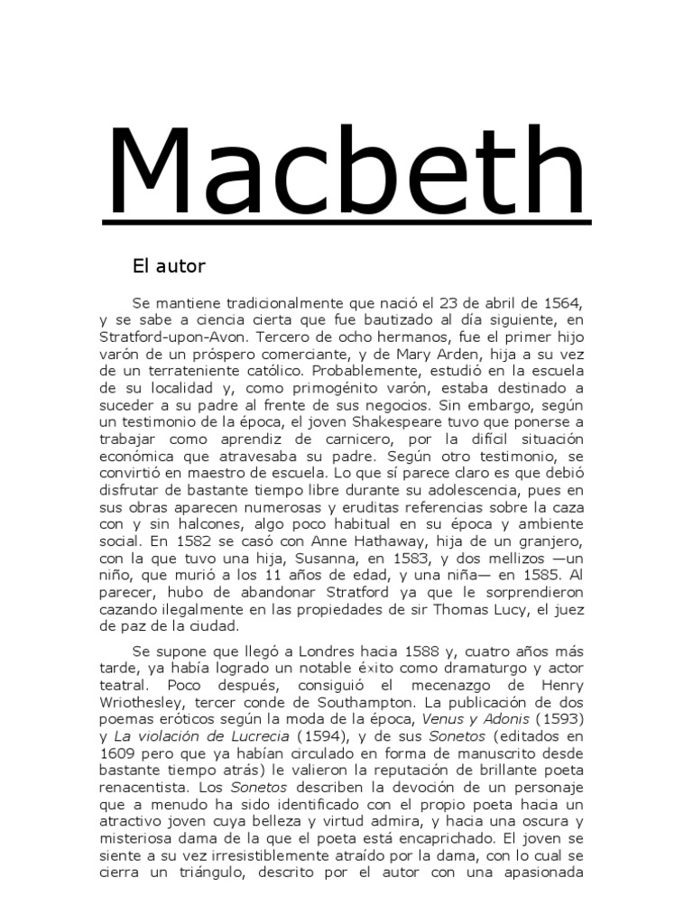 00003073 | PDF | Macbeth | William Shakespeare