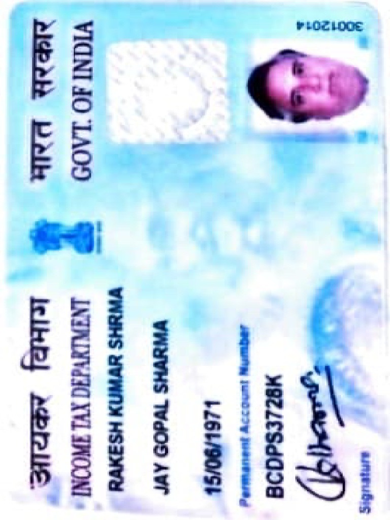 Pan Card | PDF