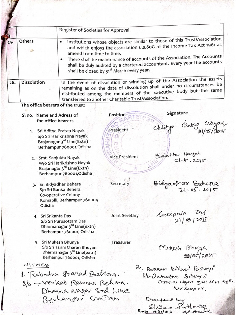 Trust Deed - SSWO-3 | PDF