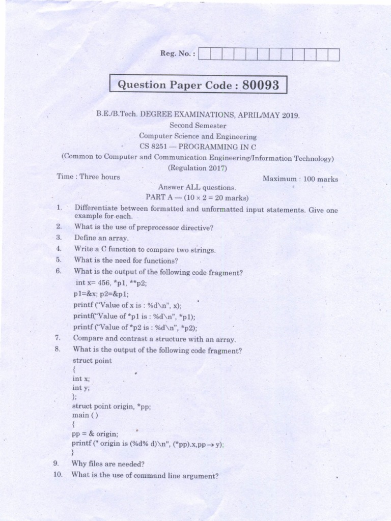 CS8251 | PDF