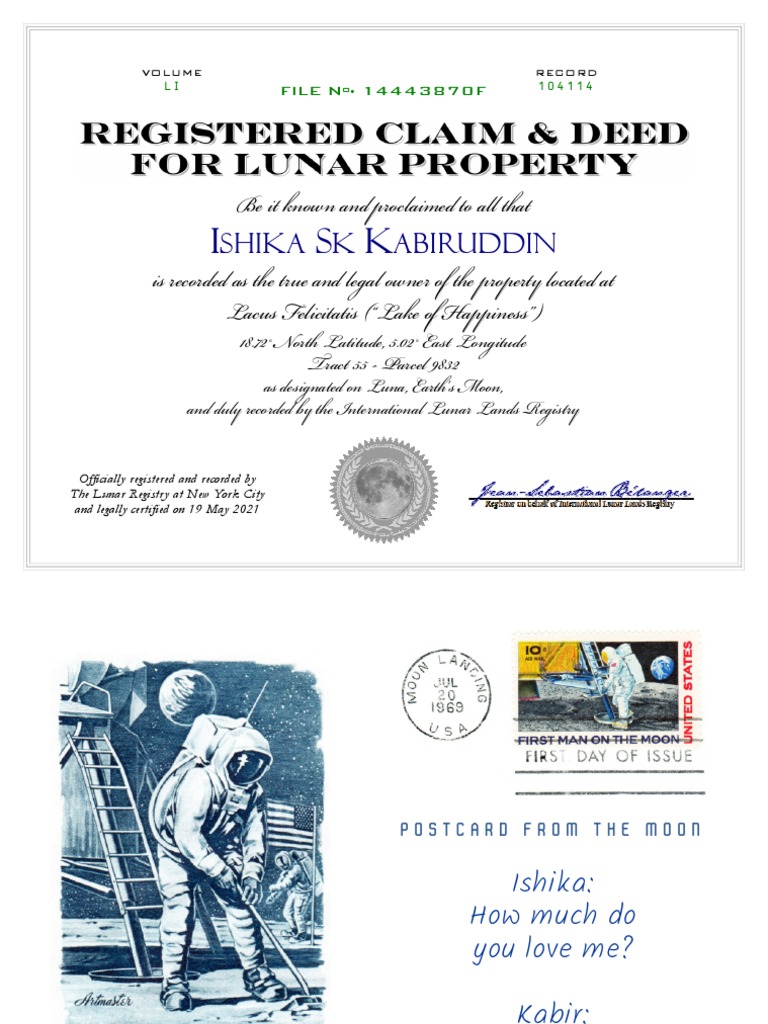 Moon Land Ishika | PDF