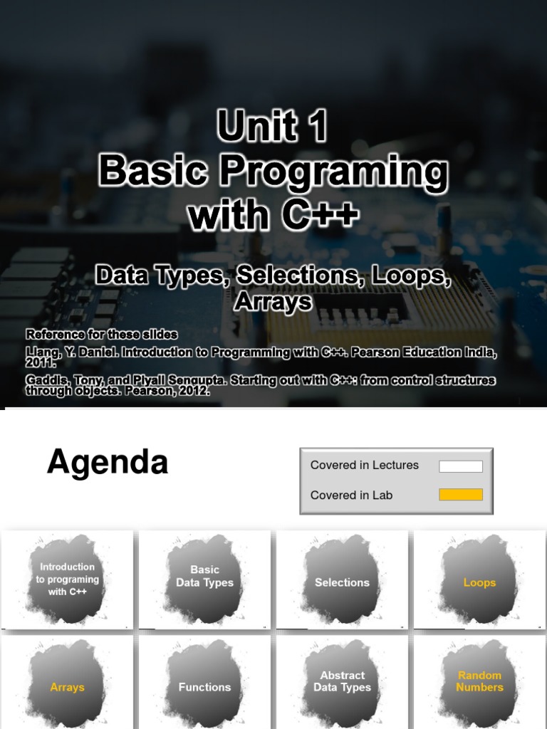 CIE 202 - Unit 01 - Basic Programing - Spring 2020 | PDF