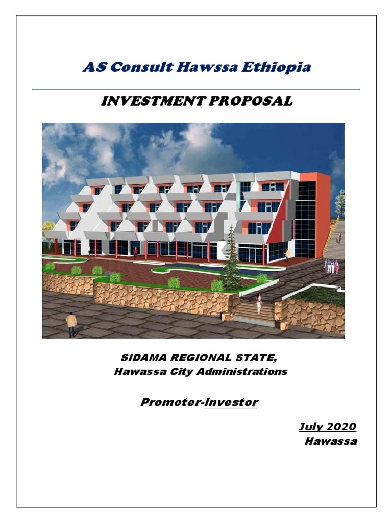 Lake Side Resort Investemnt Prpoposal | PDF | Tourism | Feasibility Study