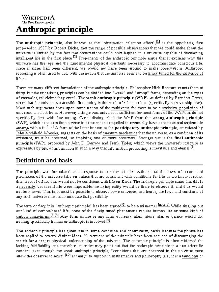 Anthropic_principle | PDF