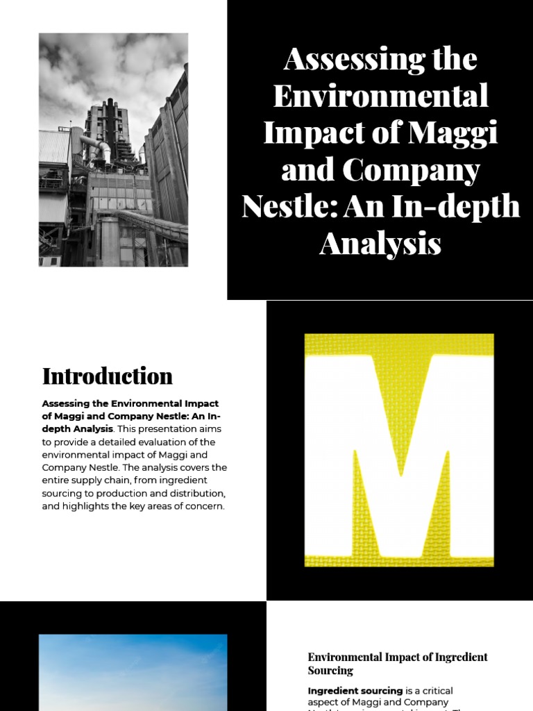 Wepik Assessing The Environmental Impact of Maggi and Company Nestle An ...