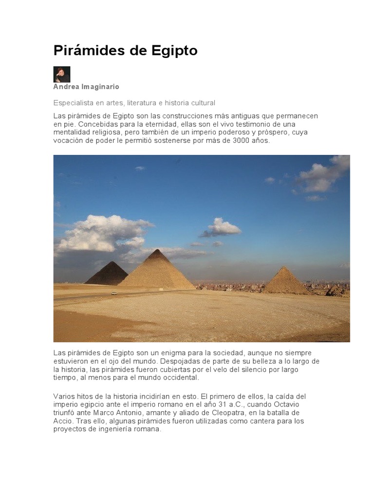 Pirámides de Egipto | PDF