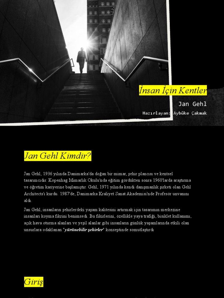 Jan Gehl - Cites For People | PDF