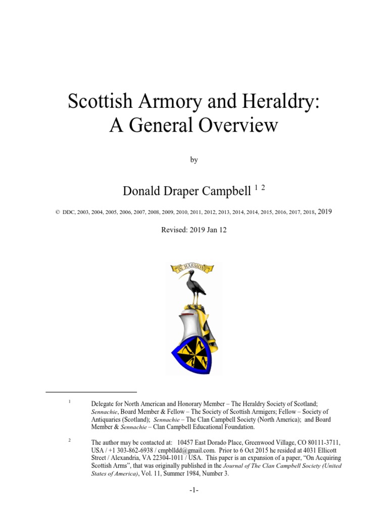 Scottish Armory and Heraldry | PDF | Peerages In The United Kingdom | Baron