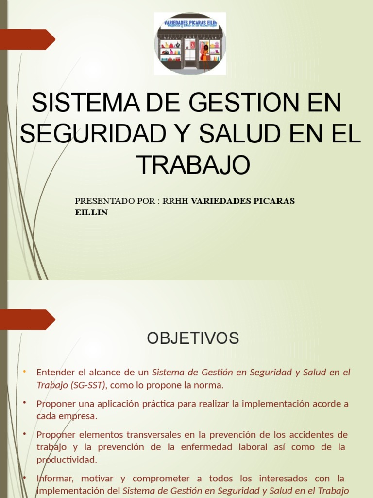 Presentacion Capacitacion SST | PDF | Negocios | Tecnología