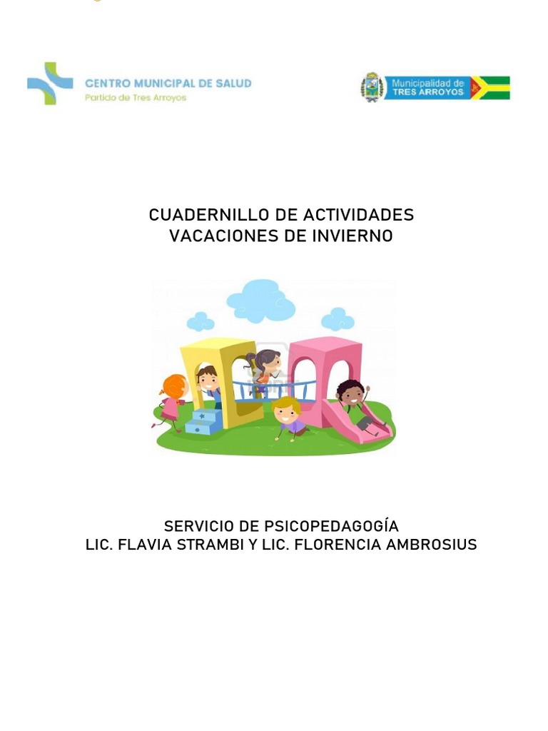 Cuadernillo de Actividades Vacaciones de Invierno | PDF