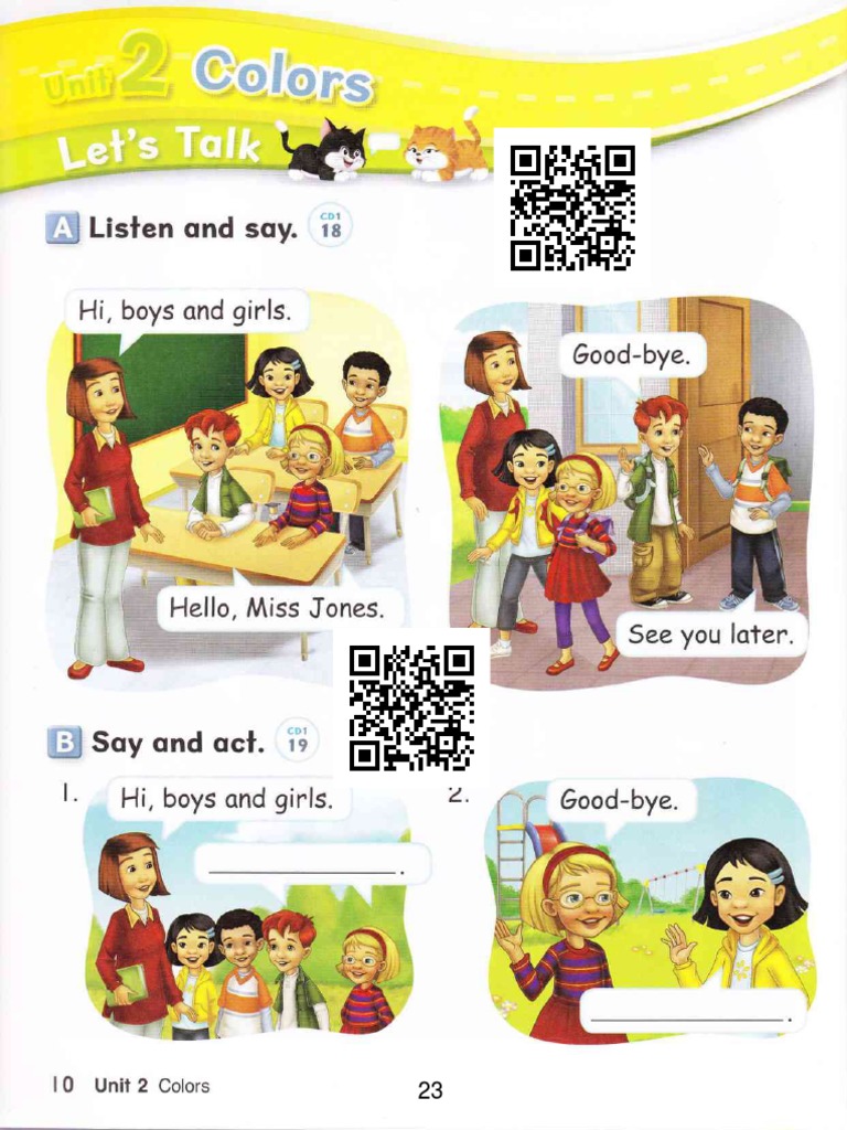 Unit 2 Colors: Activities and Songs | PDF