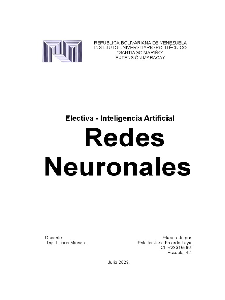 Libros sobre Redes Neuronales | PDF | Red neuronal artificial | Neurona