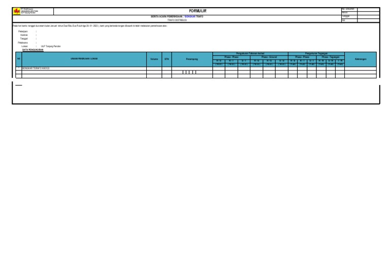 Ba Bongkar Trafo | PDF