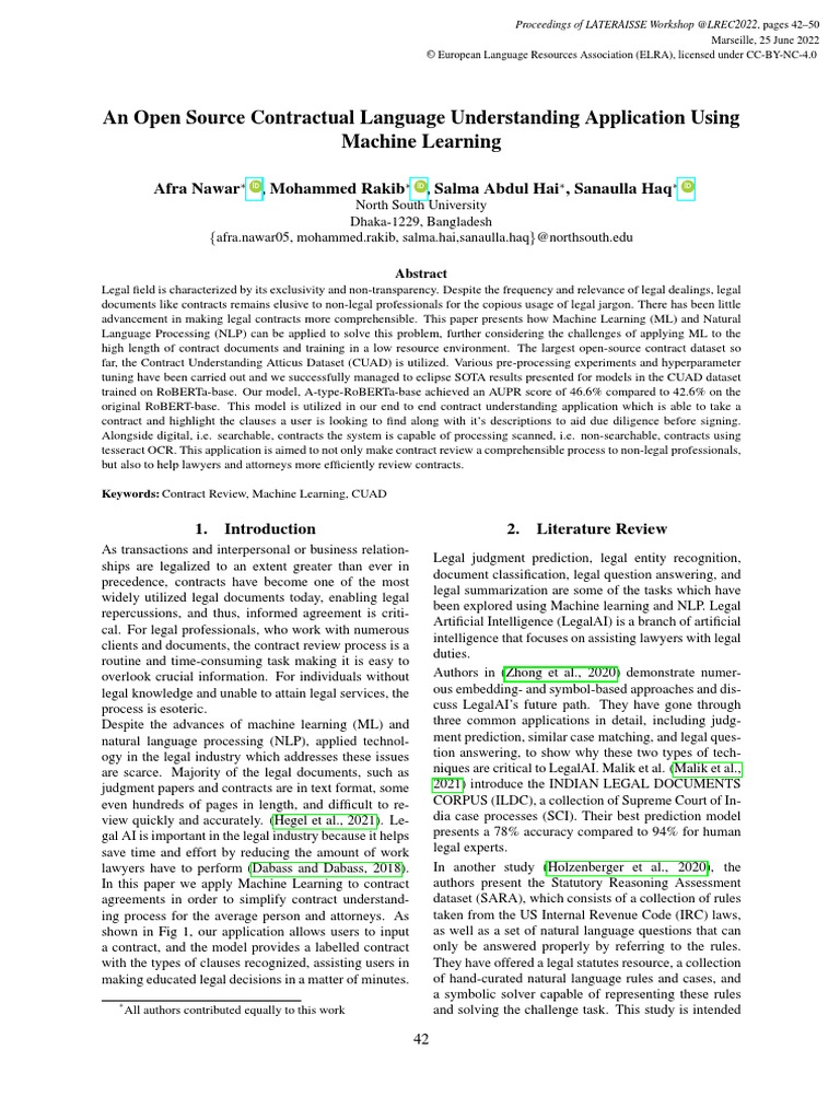 CUAD Paper | PDF | Applied Mathematics | Cognitive Science