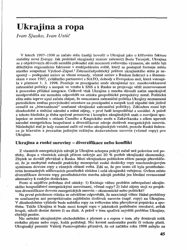 Ukrajina A Ropa | PDF