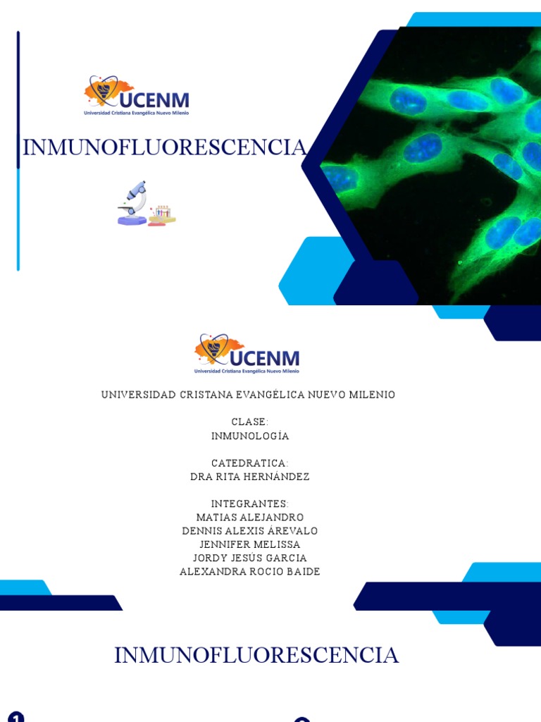 Presentación. Inmunofluorescencia | PDF