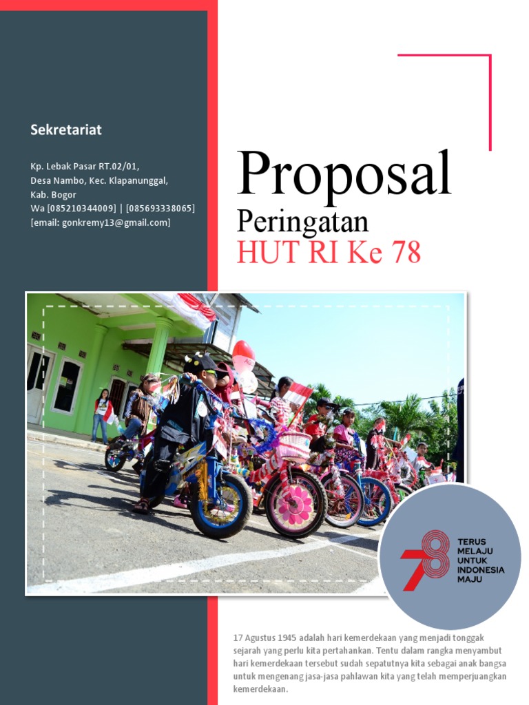 Proposalhut Ri Ke 78 | PDF