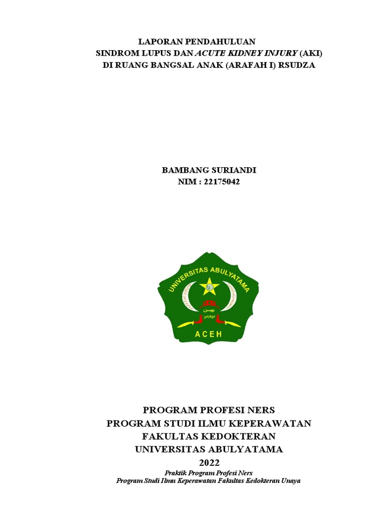 Askep Aki Di R. Arafah I | PDF