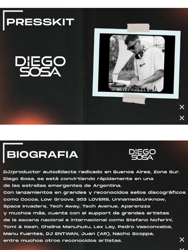 Diego Sosa Press Kit | PDF