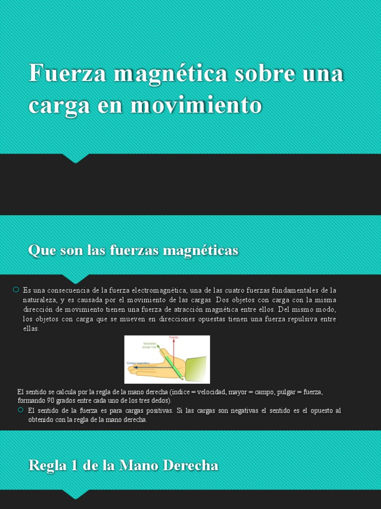 Fuerza Magnetica | PDF | Ciencia y matemáticas