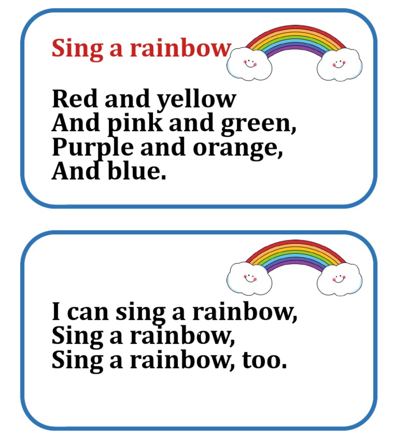 FF1 Starter Sing a Rainbow | PDF