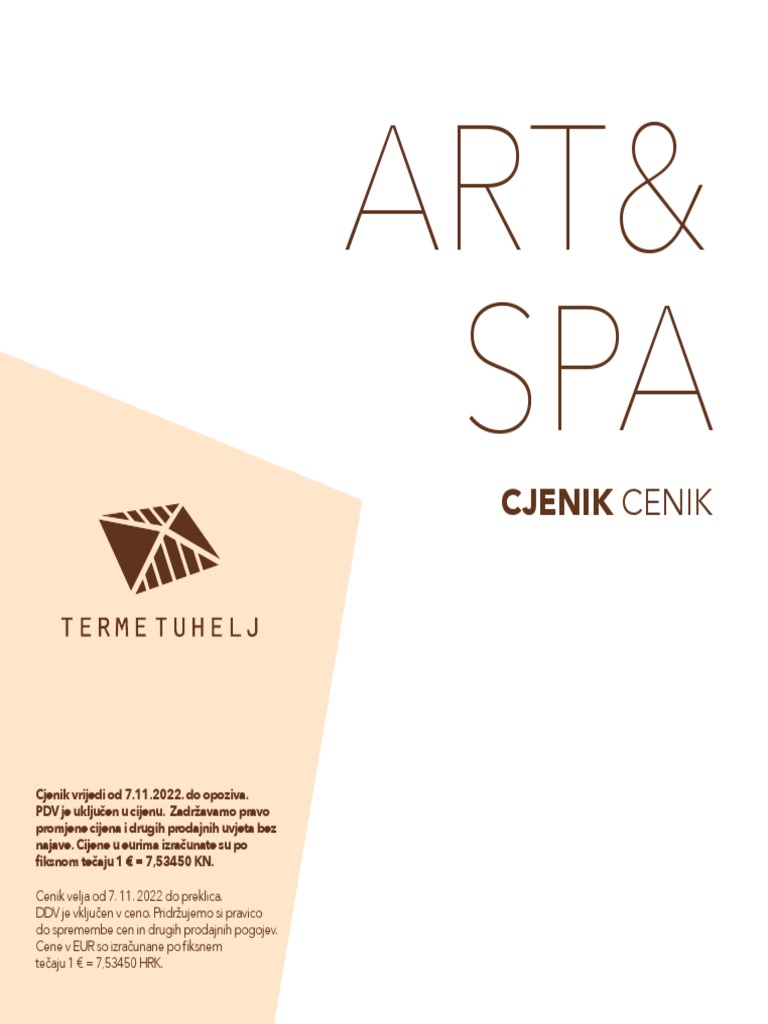 Terme-Tuhelj Saune Cjenik Hr-Slo 09122022 | PDF