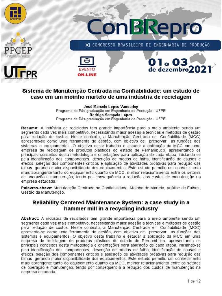artigo FTA FMEA | PDF
