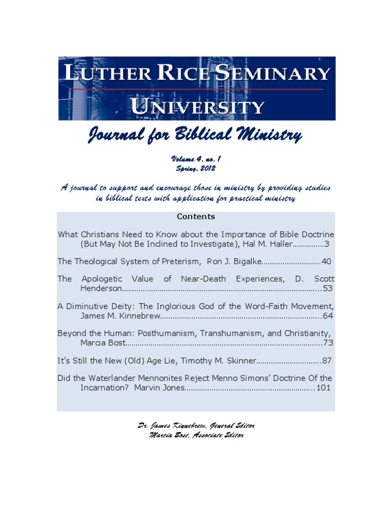 The Theological System of Preterism | PDF