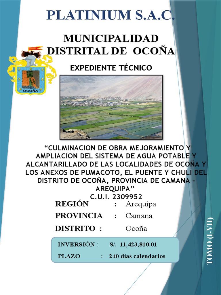 Caratula y Separadores Ocoña | PDF