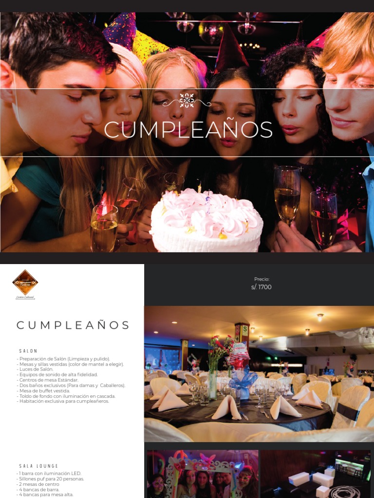 Catalogo Estacion Bolivar Cumpleaños | PDF