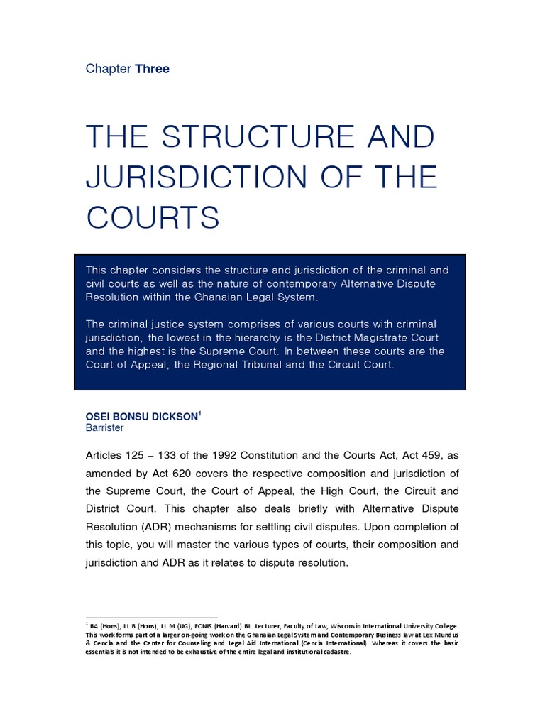 Structure Courts | PDF