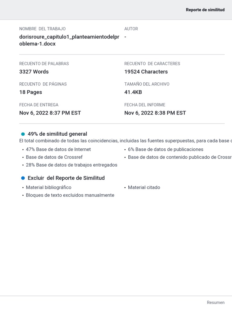 Dorisroure Capitulo1 Planteamientodelproblema-1 | PDF