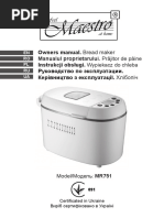 Morphy Richards Breadmaker Manual | PDF | Flour | Breads
