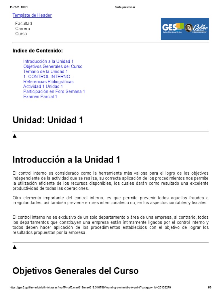 Unidad 1 CIF | PDF | Auditoría | Business