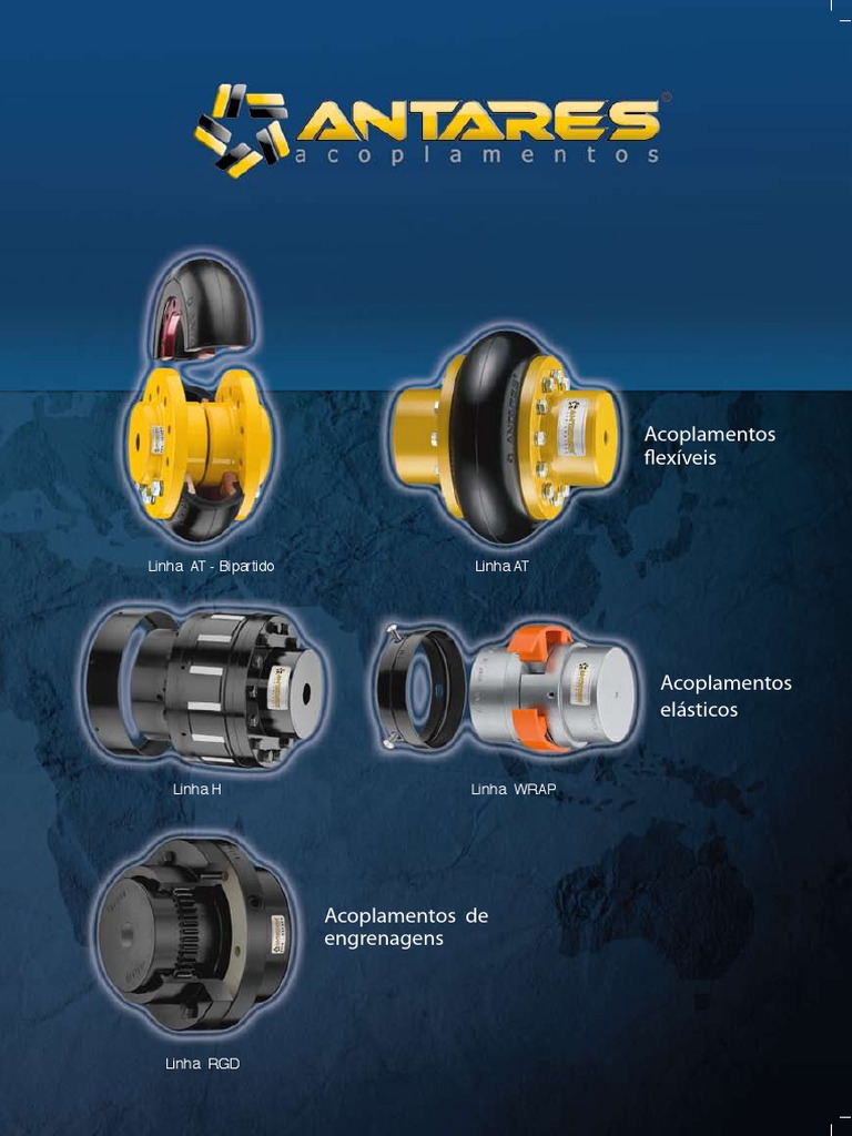 CATALOGO COMPLETO acoplamento antares | PDF | Oscilação | Parafuso