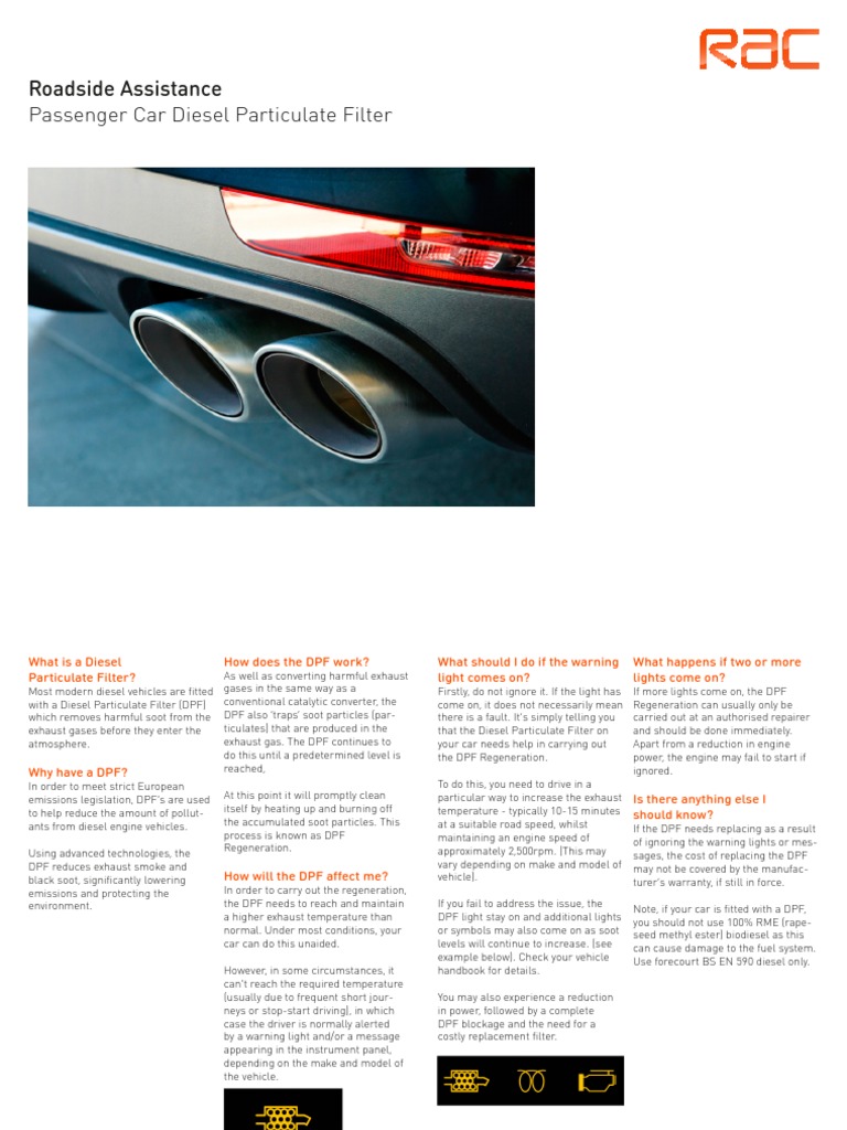 DPF Info | PDF | Air Pollution | Chemistry